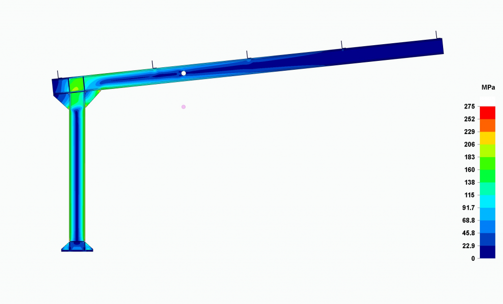 FEM Marquesinas. Elementos beam vs solid - Atreydes Ingeniería - Sevilla